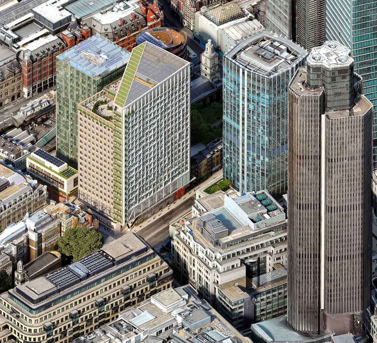 Planning approval for 23 storey mixed-use building at Old Broad Street ...