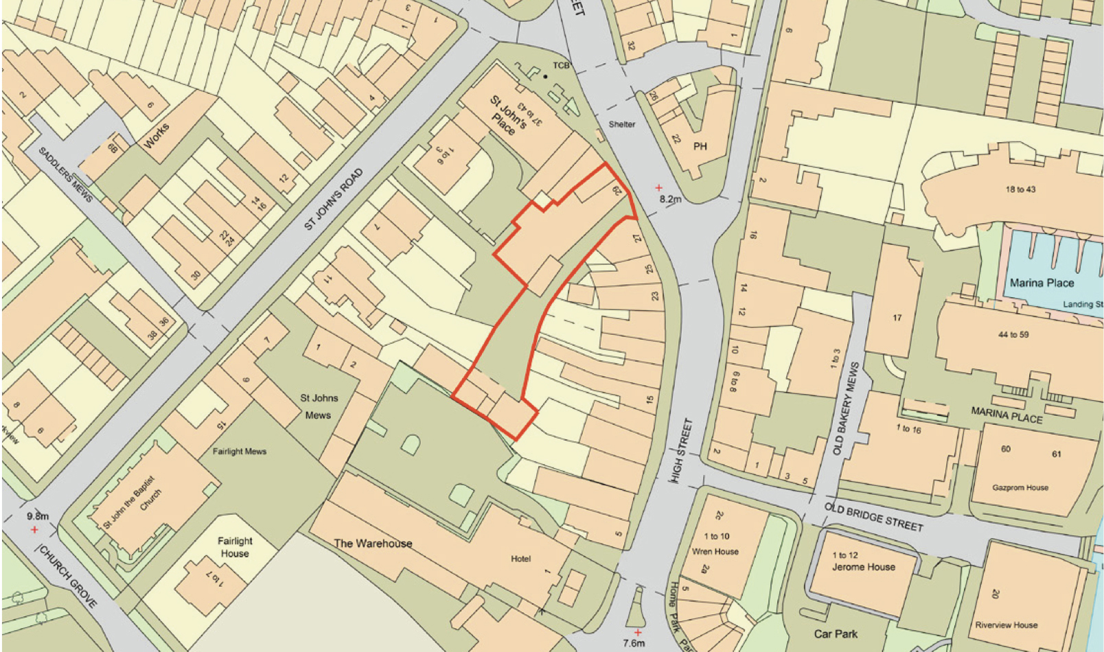 Hampton Wick freehold site with planning for 8 apartments and ...